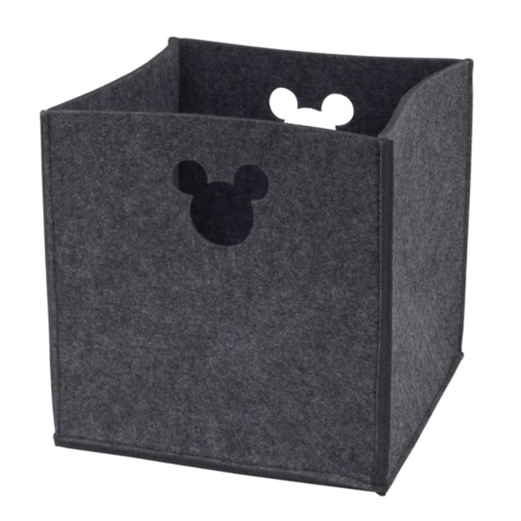 Disney | Storage & Organization | Disney Felt Die Cut Storage Bin Pink ...